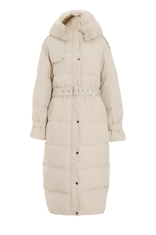 Stone Padded Long Line Jacket