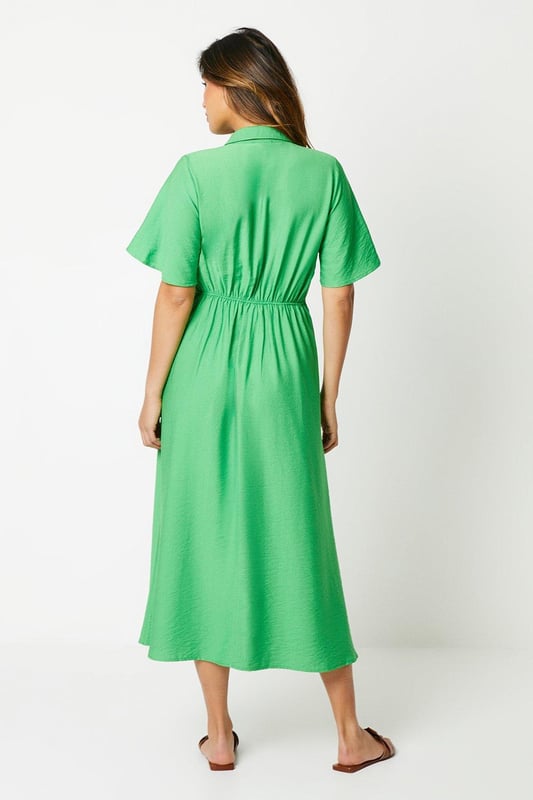 Collared Midi Dress