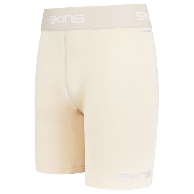Skins DNAmic Force Light Grey Junior Compression Tights Shorts ...