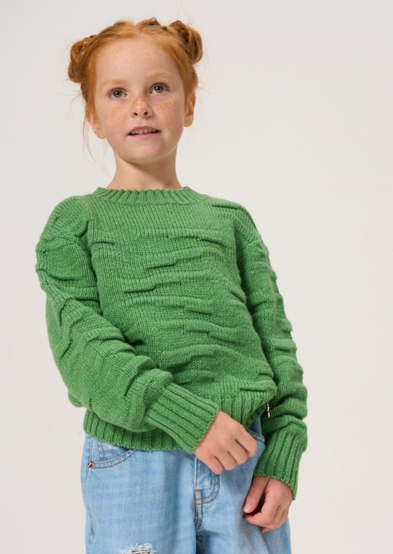 Jenna Textured Neon Knit