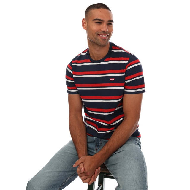 Men's Levis Original Housemark T-Shirt in Red