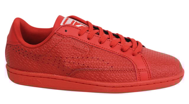 Puma Match Emboss Mens Red Trainers