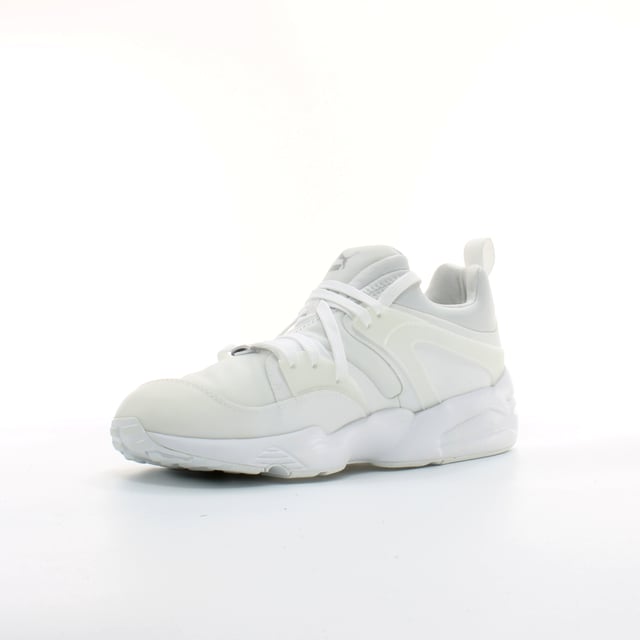 Puma Blaze Of Glory Techy White Synthetic Mens Lace Up Trainers 361447 02