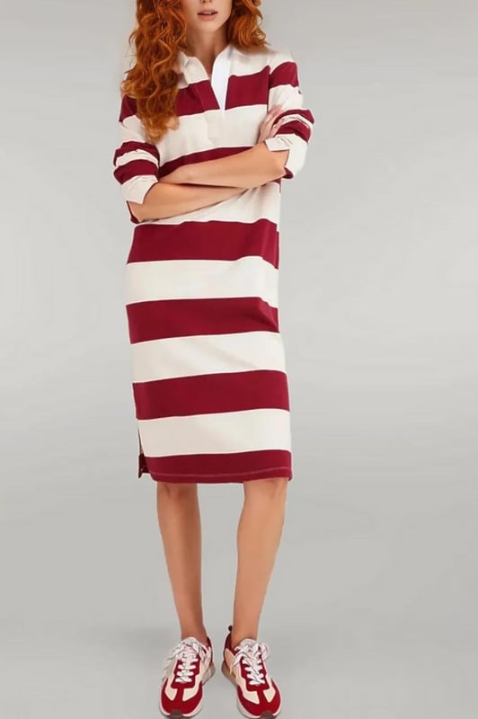 Striped Polo Dress