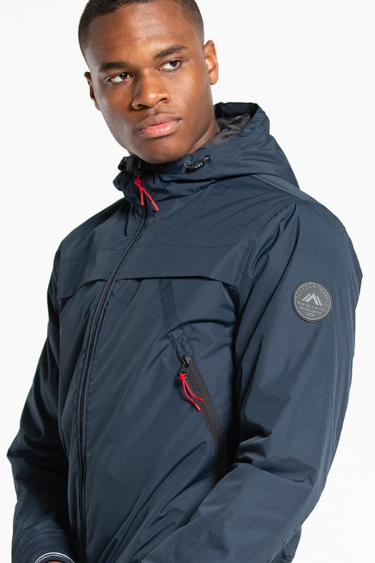 Hooded Funnel Neck Jacket