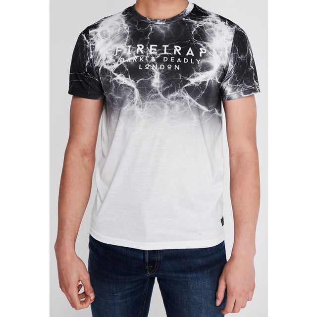Firetrap Mens Blackseal Sub T Shirt