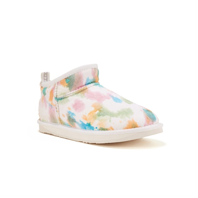 Australia Luxe Cosy Ultra Short Watercolor Splat Boots