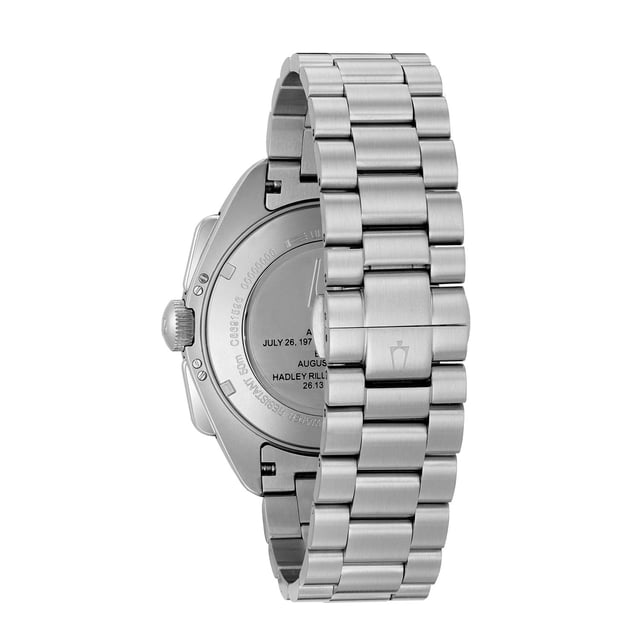 Bulova Lunar Pilot Men's Silver Watch 96B258