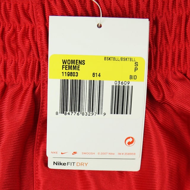 Nike Dri-Fit Supreme Basketball Shorts Red Womens Stretch Bottoms ...