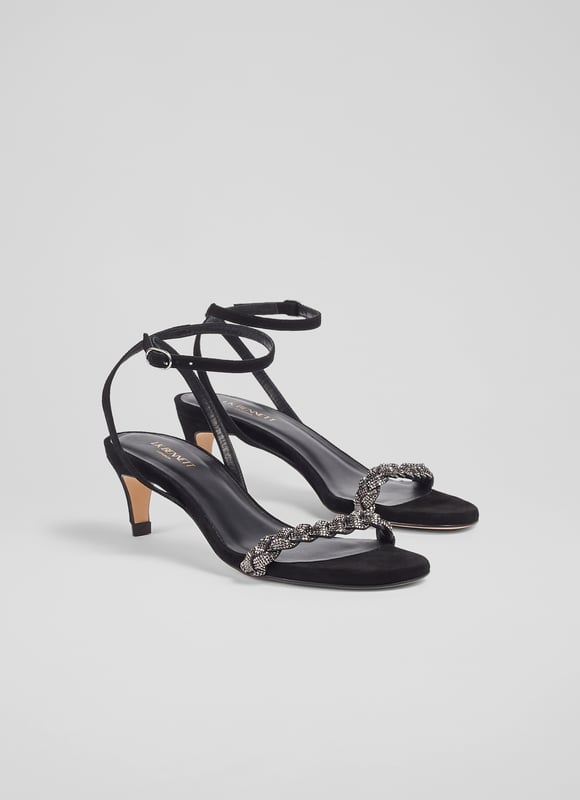 LK Bennett Andria Formal Sandals, Black