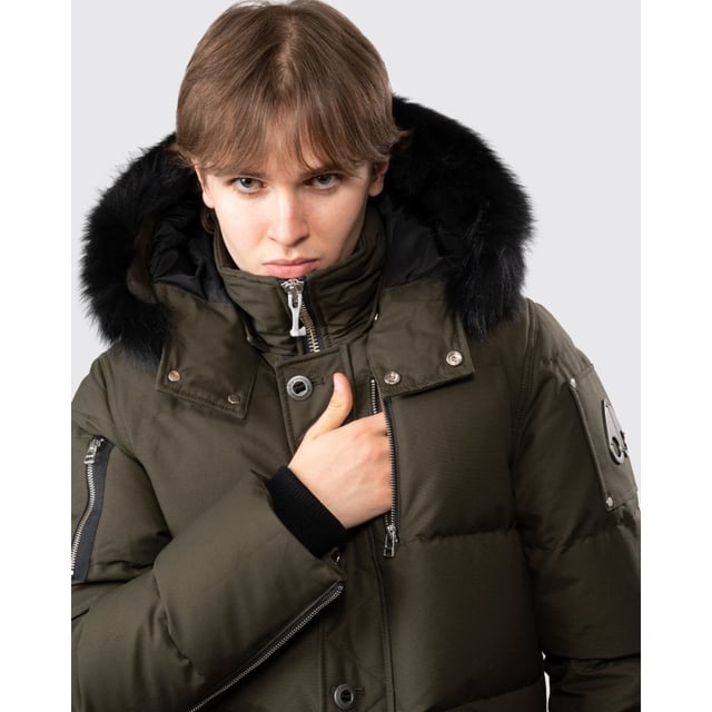 Moose Knuckles Original Q3 Army Green Down Jacket