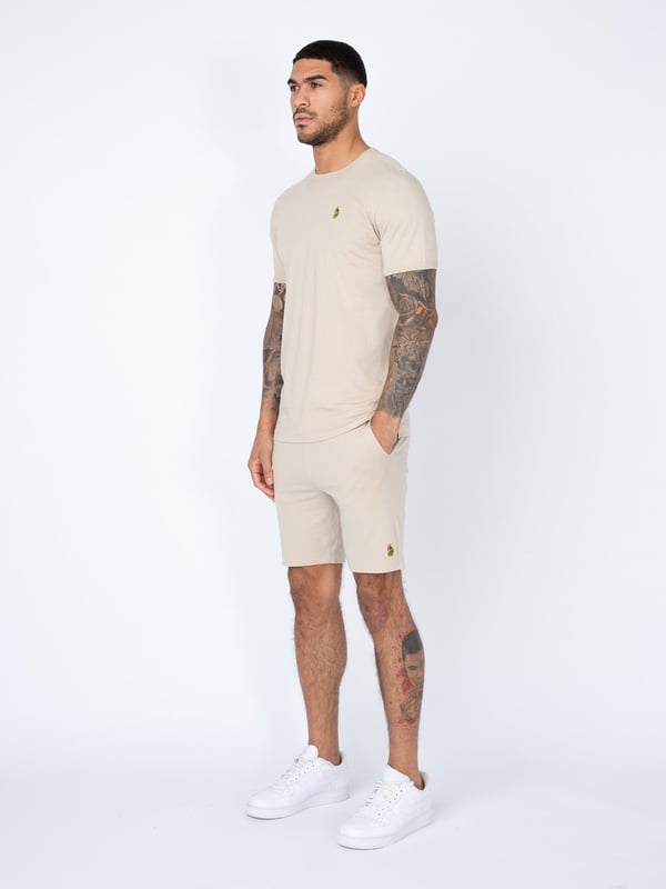 Luke 1977 Men's Trous Short Tracksuit Set in Stone