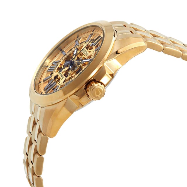 Bulova Sutton Automatik-Herrenuhr Gold 97A162