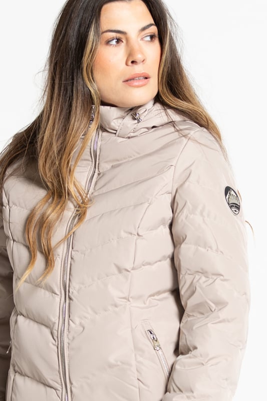 Longline Puffer Jacket