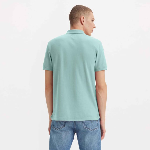 Men's Levis Housemark Polo Shirt in aqua