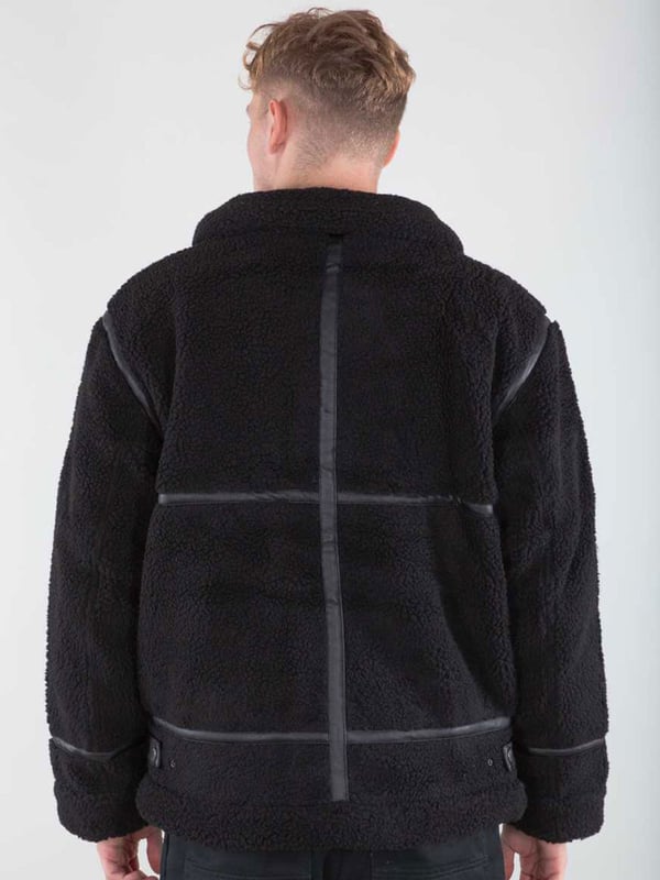 Alpha Industries B3 Teddy Flight Jacket Black