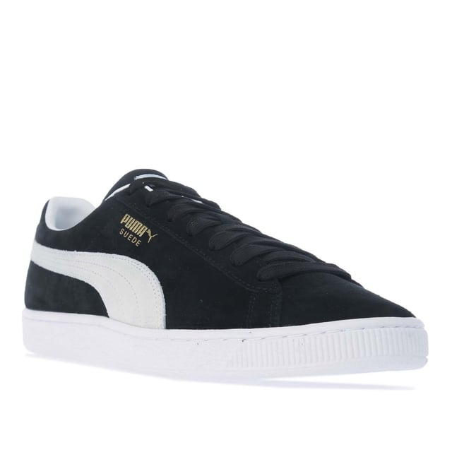 Women's Puma Suede VTG Trainers in Black-White
