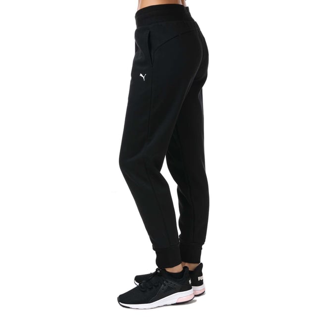 Women's Puma Essentials Sweatpants in Black
