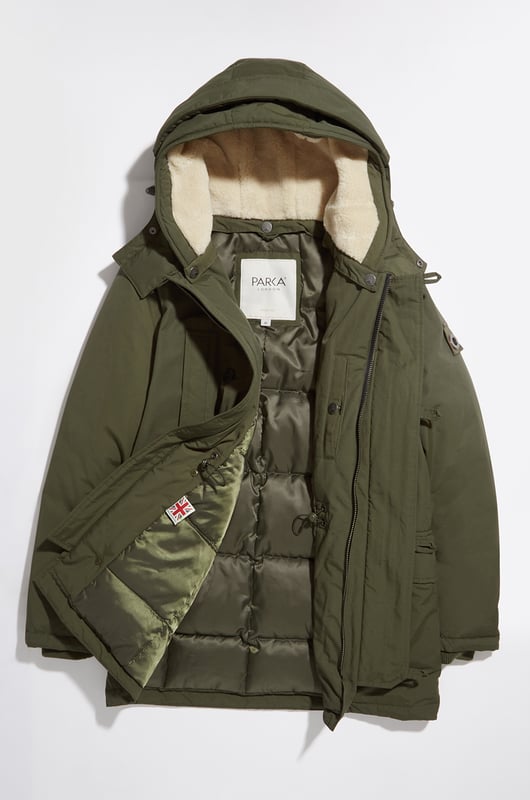 Expedition Mid-Length Shearling Parka