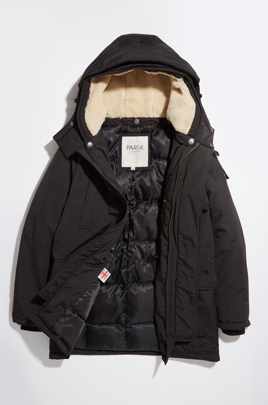 Expedition Mid-Length Shearling Parka