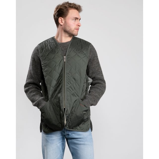 Quilted Waistcoat/Zip in Liner