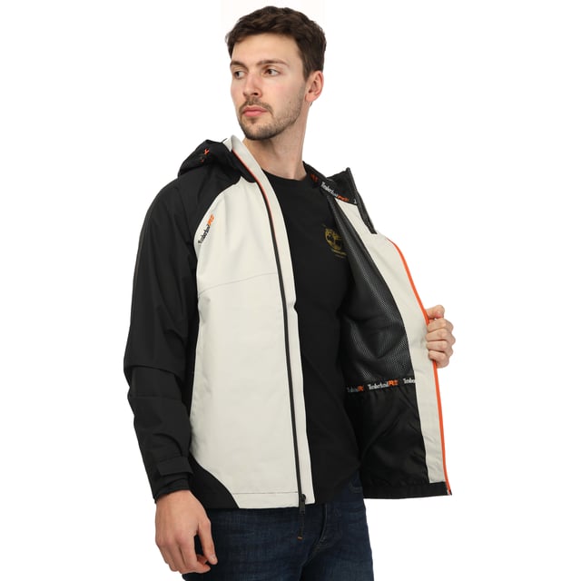 Men's Timberland Dryshift Light-Weight Waterproof Jacket in Black-White