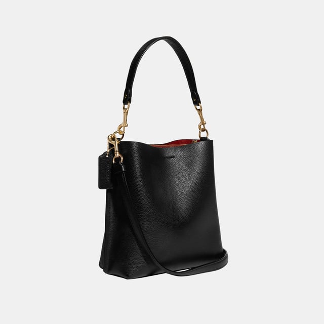 Double Face Leather Mollie Bucket 22 Bag