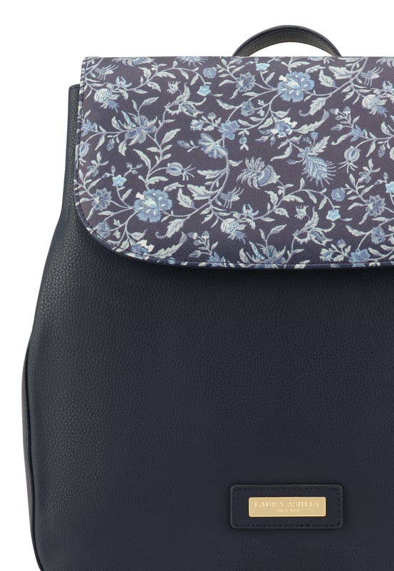 Laura Ashley Navy Blue Backpack