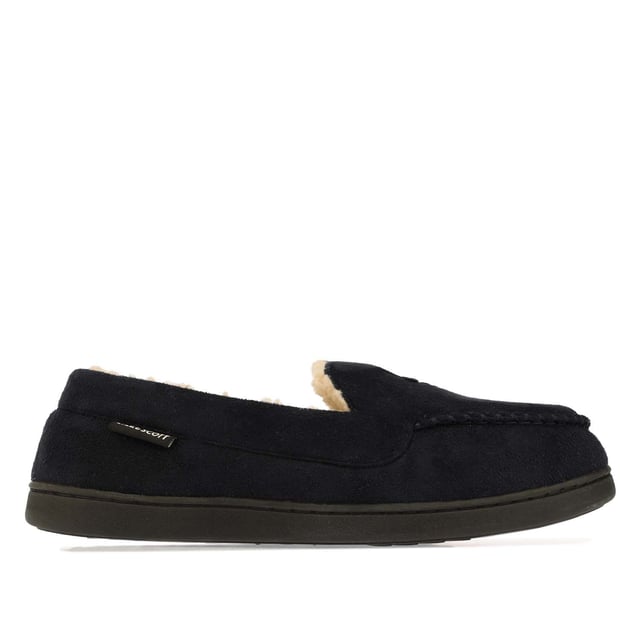 Men's Lyle And Scott Aspen Moccasin Slipper in Navy