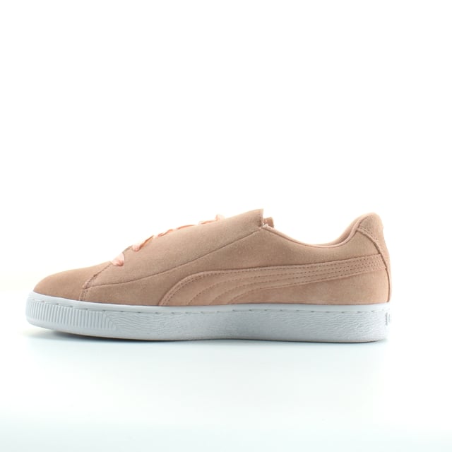 Puma Suede Crush Womens Peach Trainers