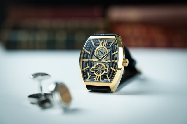 Thomas Earnshaw Holborn Men's Mechanical Automatic Aurum Gold Watch ES ...