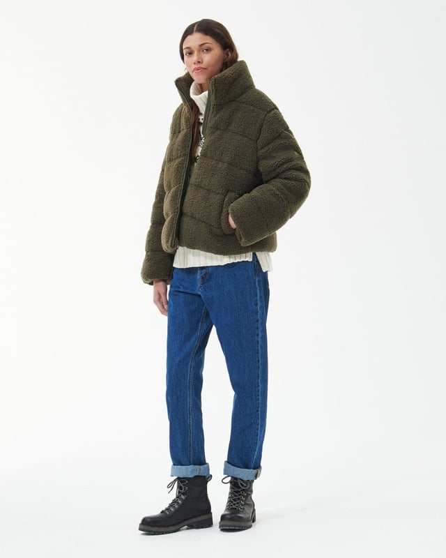Barbour Lichen Womens Teddy Quilt Jacket