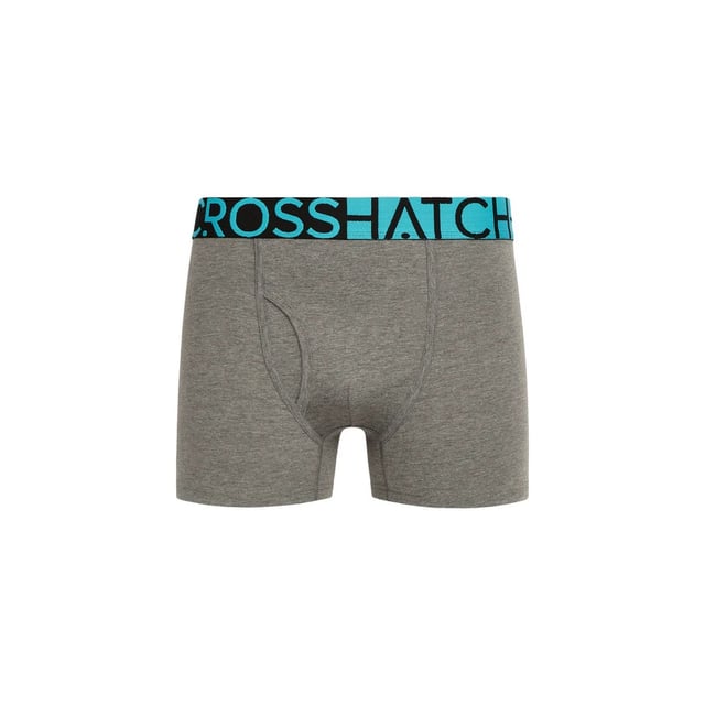 Crosshatch Mens Typan Boxer Shorts (Pack of 3) (Teal)