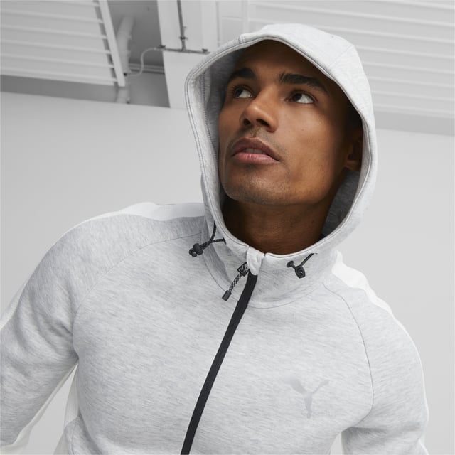 PUMA Mens EVOSTRIPE Full-Zip Hoodie
