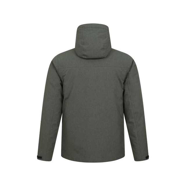 Mountain Warehouse Mens Tempest Vattentät Vadderad Jacka (Khaki Grön)
