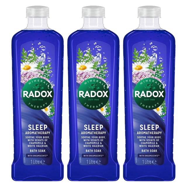 Radox Mineral Therapy Bath Soak Sleep Aromatherapy w/ DreamScentz ...