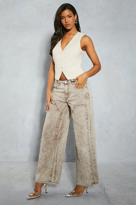 Oversized Tailored Boxy Waist Coat