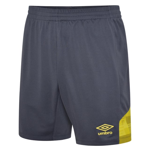 Umbro Childrens/Kids Vier Shorts (Carbon/Blazing Yellow)