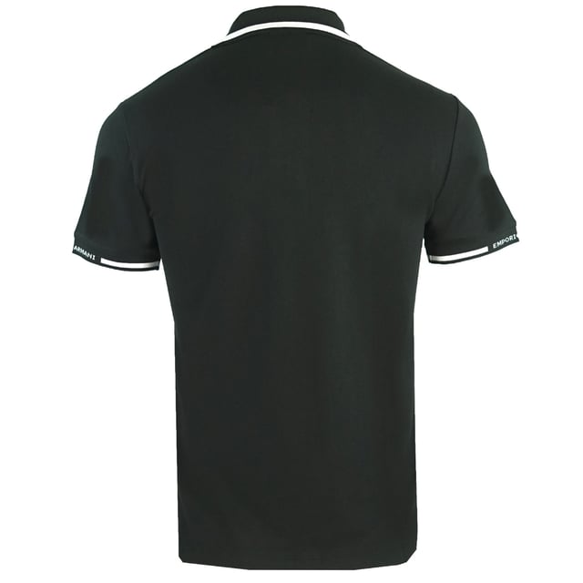 Emporio Armani Polo Shirt med svart logotyp