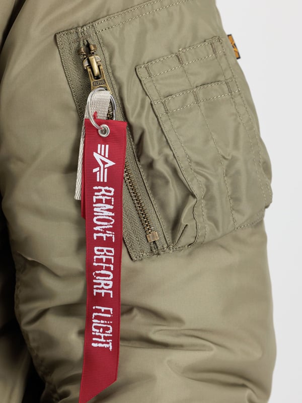 Alpha Industries Men's Injector III Flight Jacket in Green