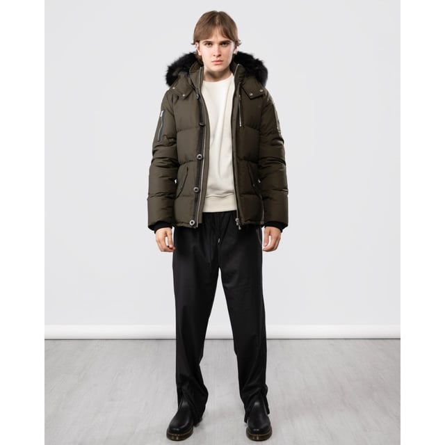 Moose Knuckles Original Q3 Army Green Down Jacket