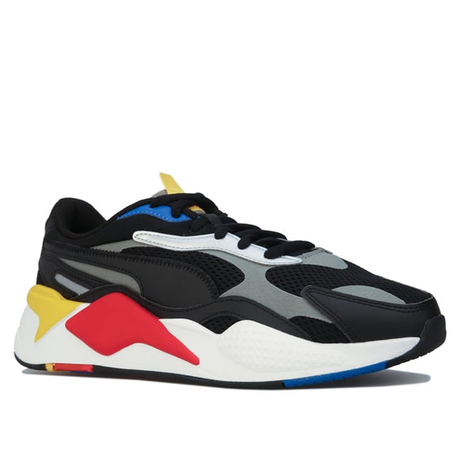 Puma RS-X3 Millenium-herensneakers in zwart en rood