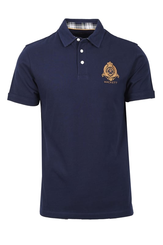 Hackett Heritage Logo Polo Navy
