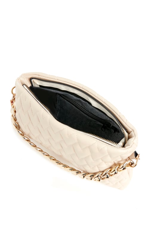 Beige Cross Body Bag