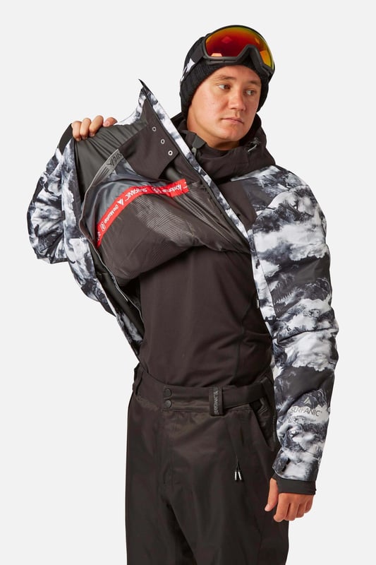 Zero Hypadri Ski Jacket White Out Print