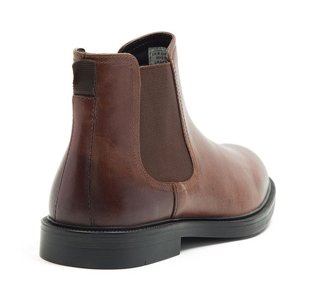 Thomas Crick Ladd Leather Brown Mens Chelsea Boots