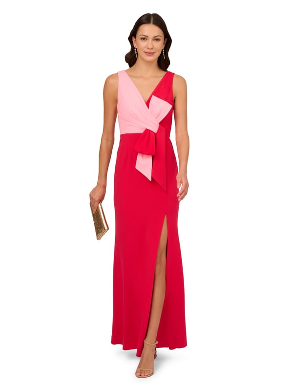 Two-Tone Evening Gown in Pink