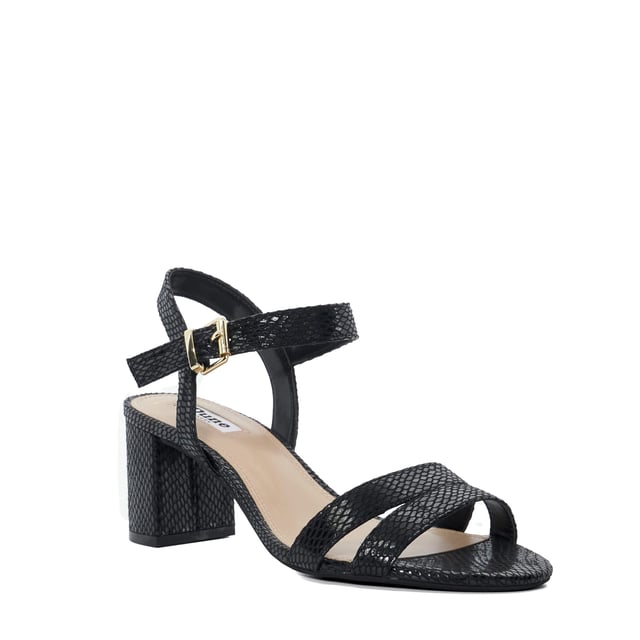 Dune Ladies Wf Merisa - Wide-Fit Block-Heel Sandals