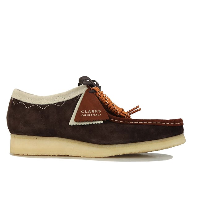 Men's Clarks Originals Wallabee Combi Boots in Tan