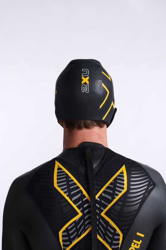 Propel Neoprene Swim Cap Black/Ambition